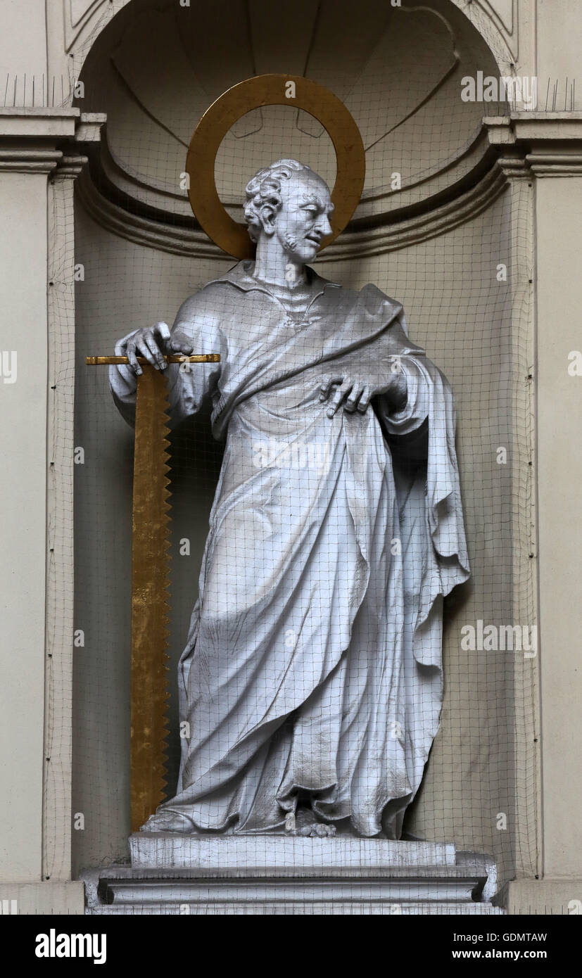 St. Simon the Apostle, Church of Saint Peter in Vienna, Austria on ...