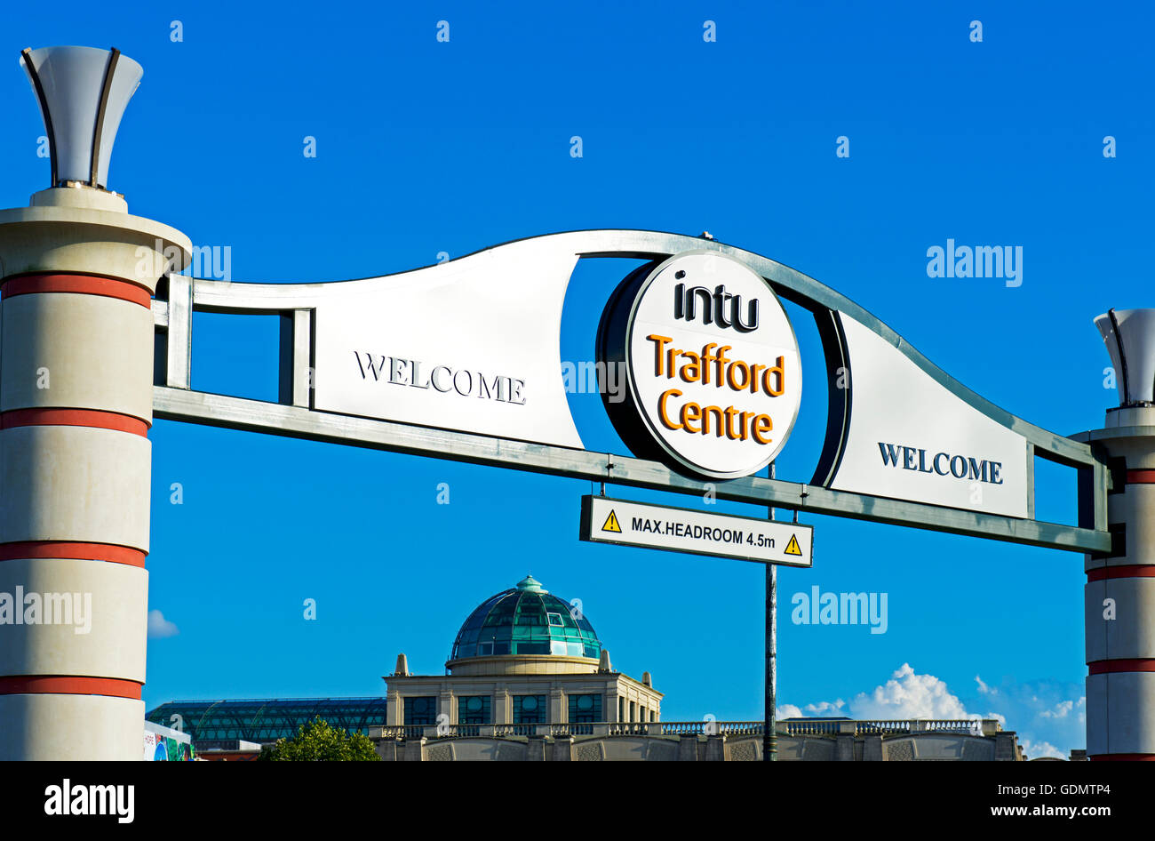 Trafford Park shopping centre, Dumplington, Greater Manchester, England ...