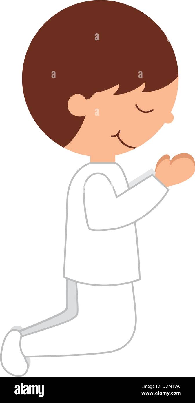 boy first communion icon Stock Vector Image & Art - Alamy