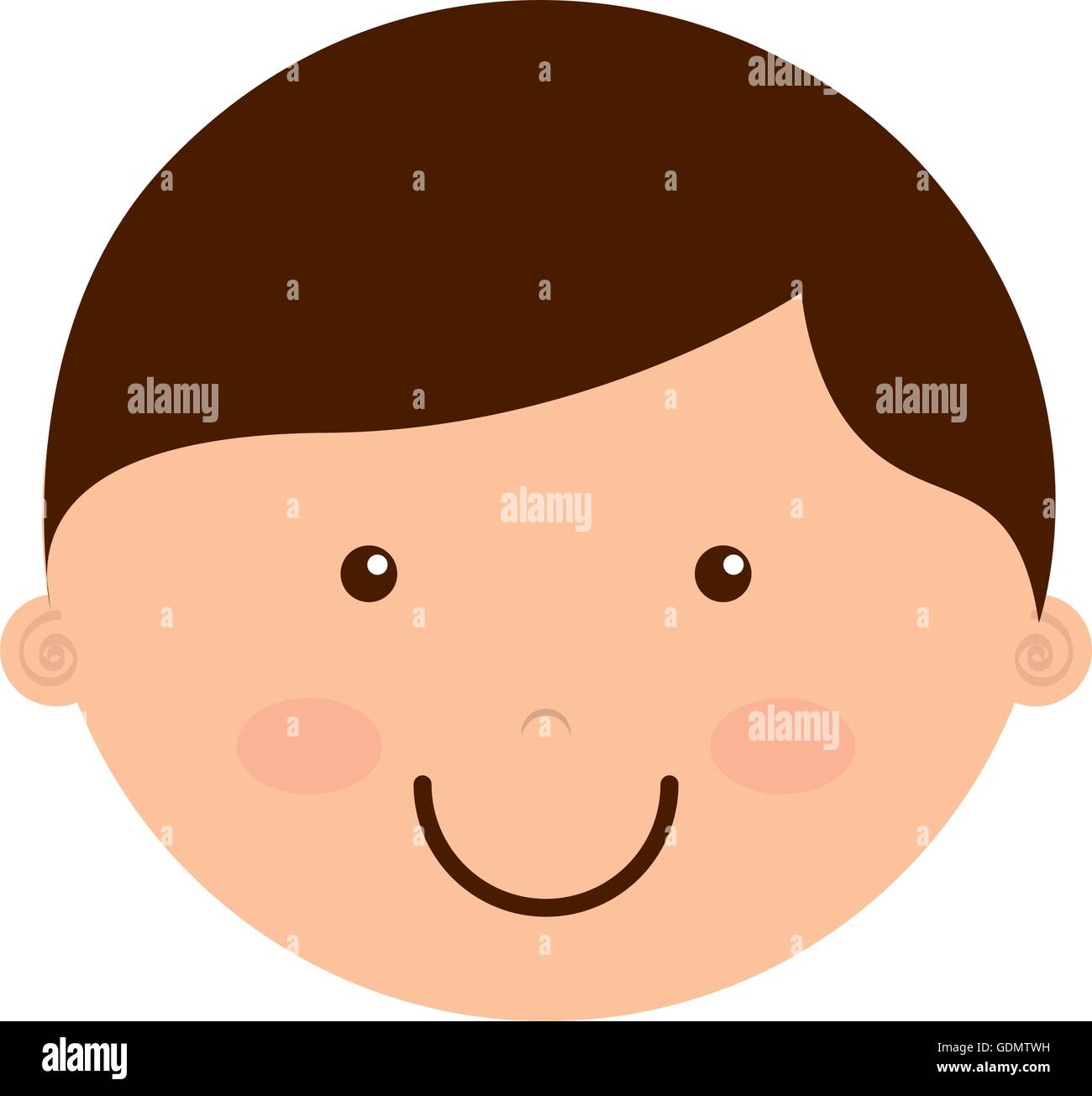 little boy smile icon Stock Vector Image & Art - Alamy