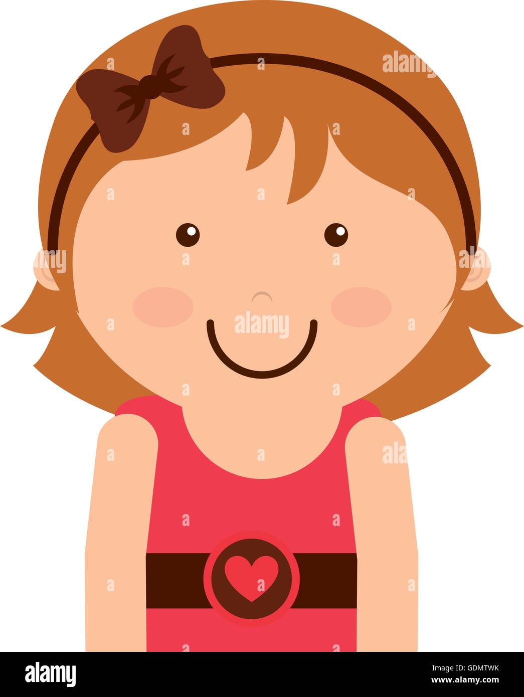 little girl smile icon Stock Vector Image & Art - Alamy