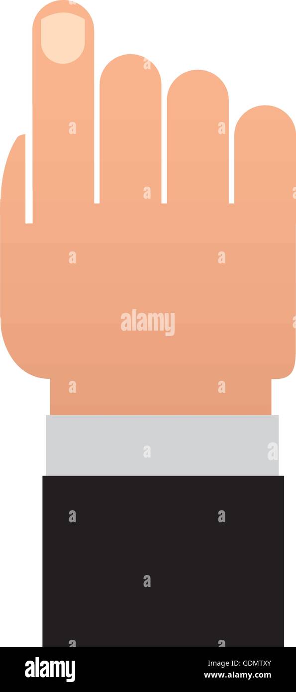 hand human finger index icon Stock Vector Image & Art - Alamy