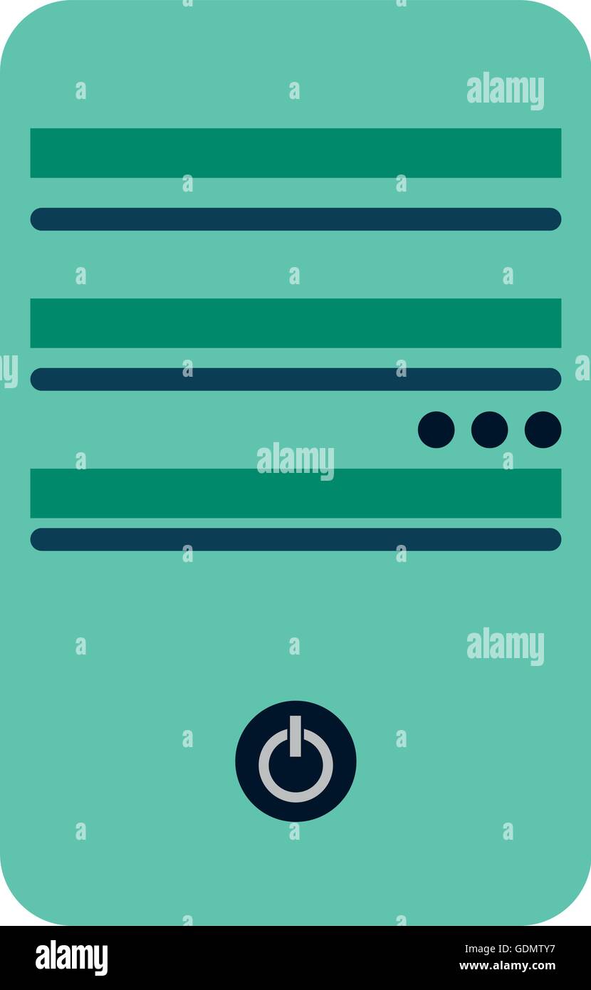 computer cpu server icon Stock Vector Image & Art - Alamy