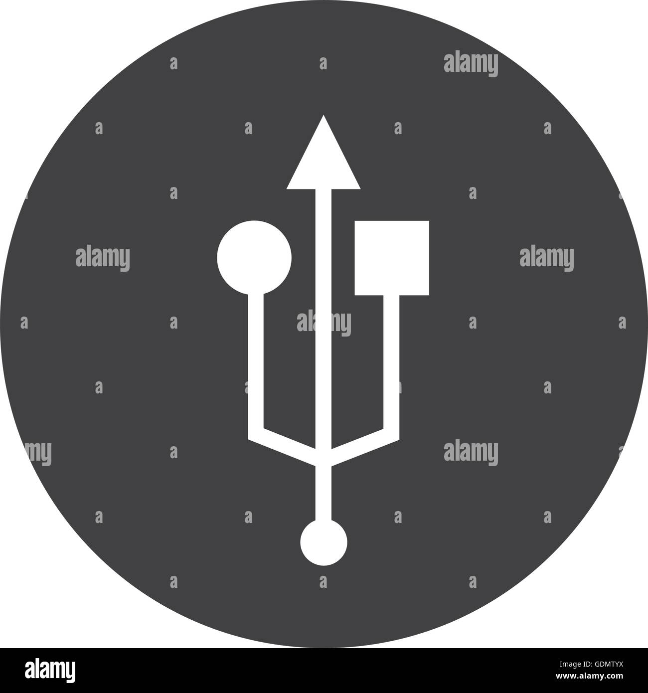 usb connection plug icon Stock Vector Image & Art - Alamy