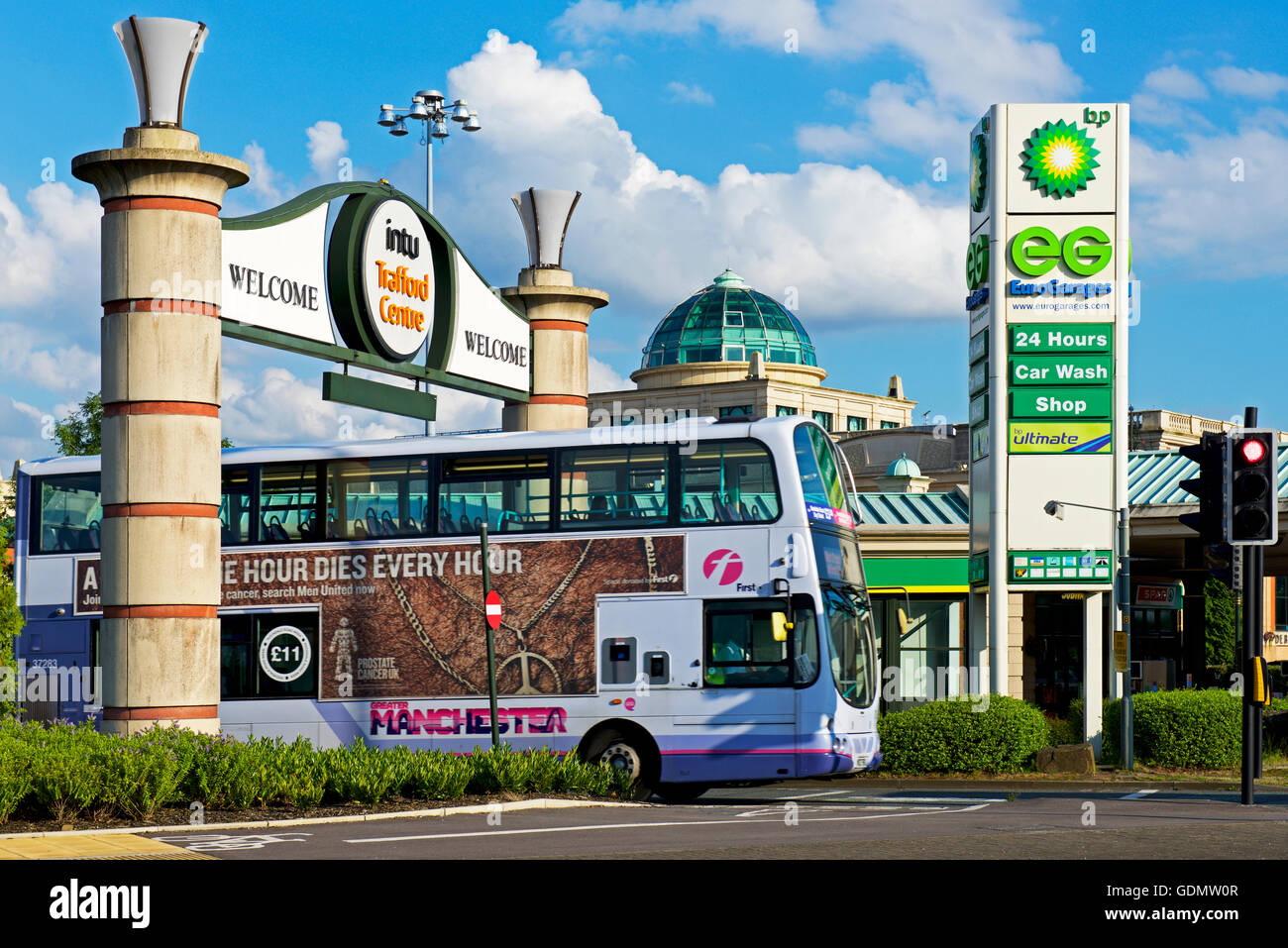 Trafford Park shopping centre, Dumplington, Greater Manchester, England ...