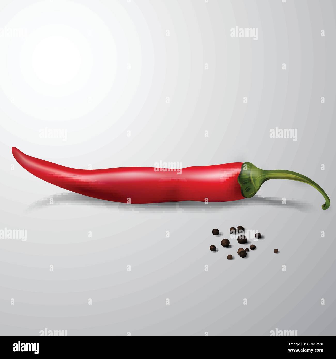 Jalapeno pepper red bell Stock Vector Images - Alamy