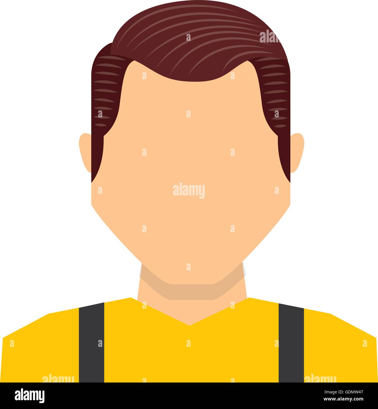 worker man uniform security icon Stock Vector Image & Art - Alamy