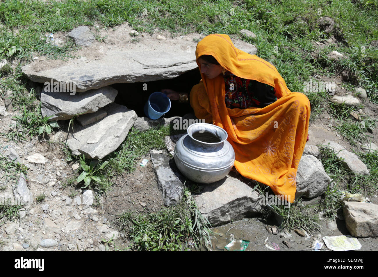 Lahore, Pakistan. 12th July, 2016. An eye catching view of the natural ...