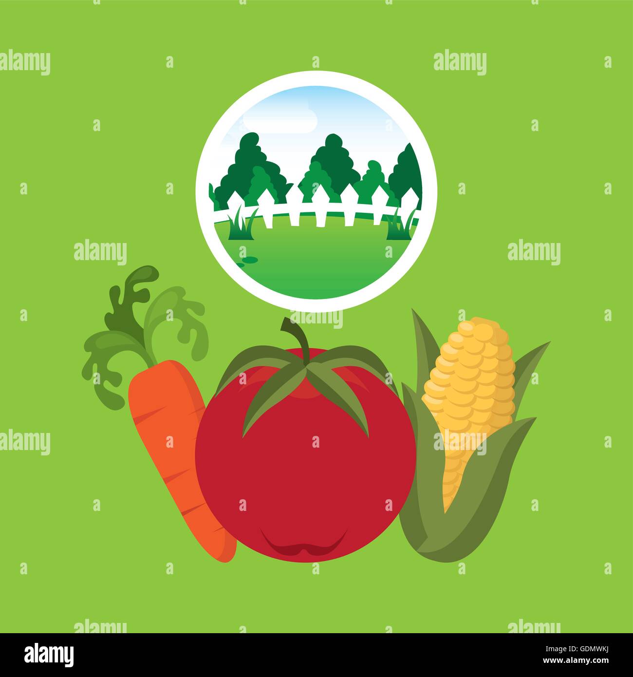 farm countryside design Stock Vector Image & Art - Alamy