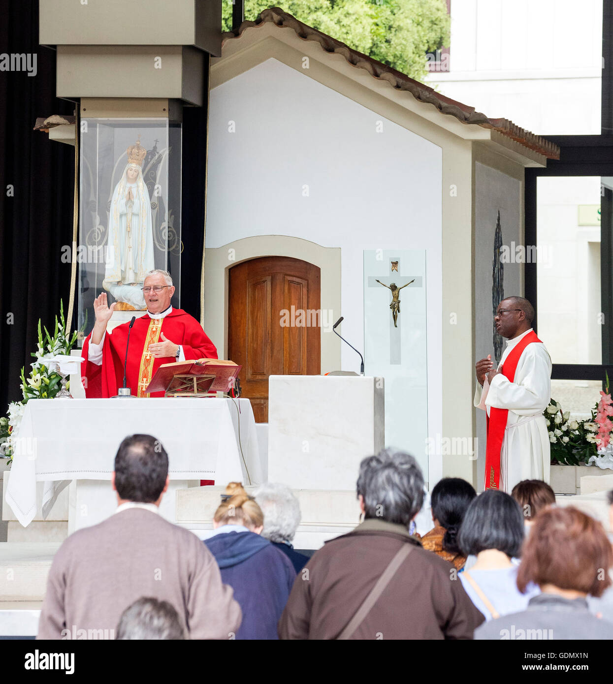 Worship and preaching to the little chapel of appearance, priest ...