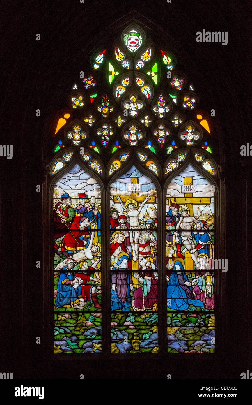 Scene window in the chapter house, the convent of Santa Maria da ...