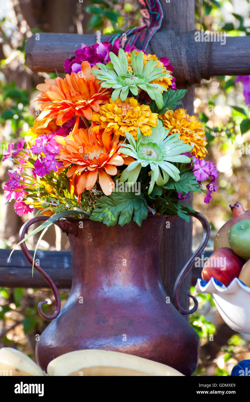 Beautiful Flowers in Vase Stock Photo - Alamy