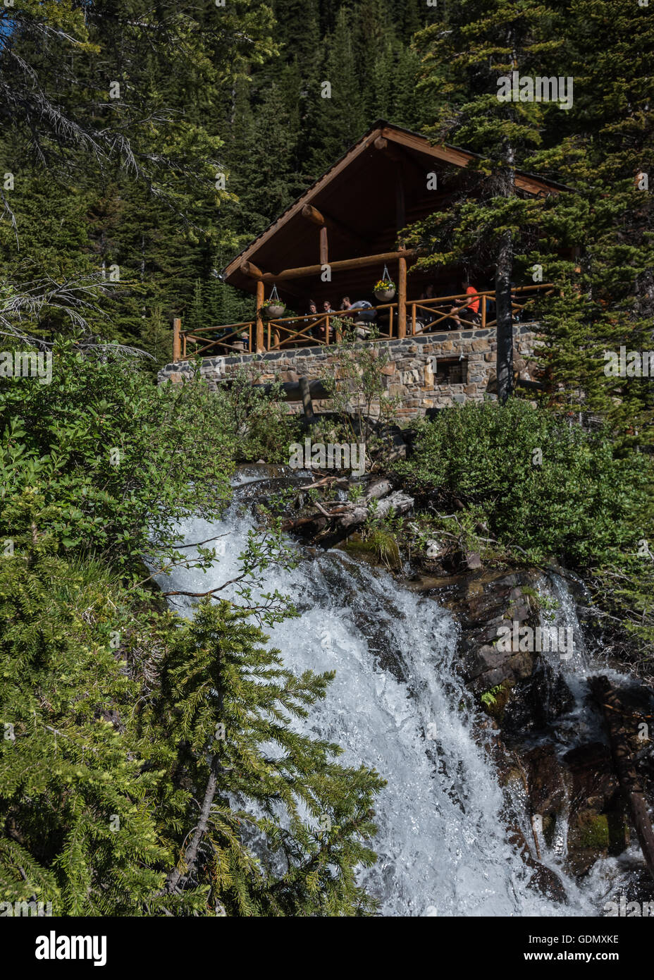Lake agnes tea house hi-res stock photography and images - Alamy