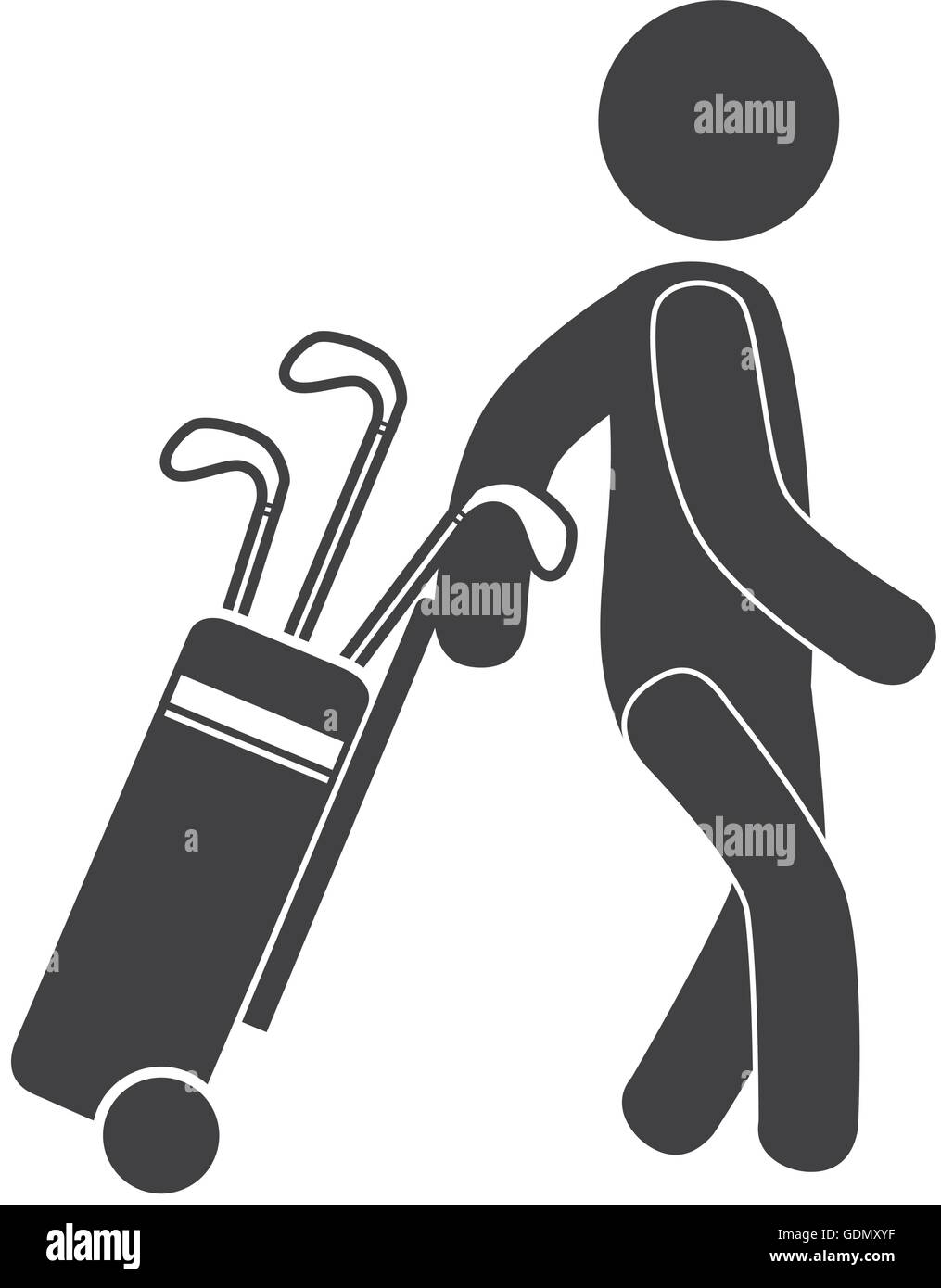 Golf sport theme design, vector illustration Stock Vector Image & Art ...
