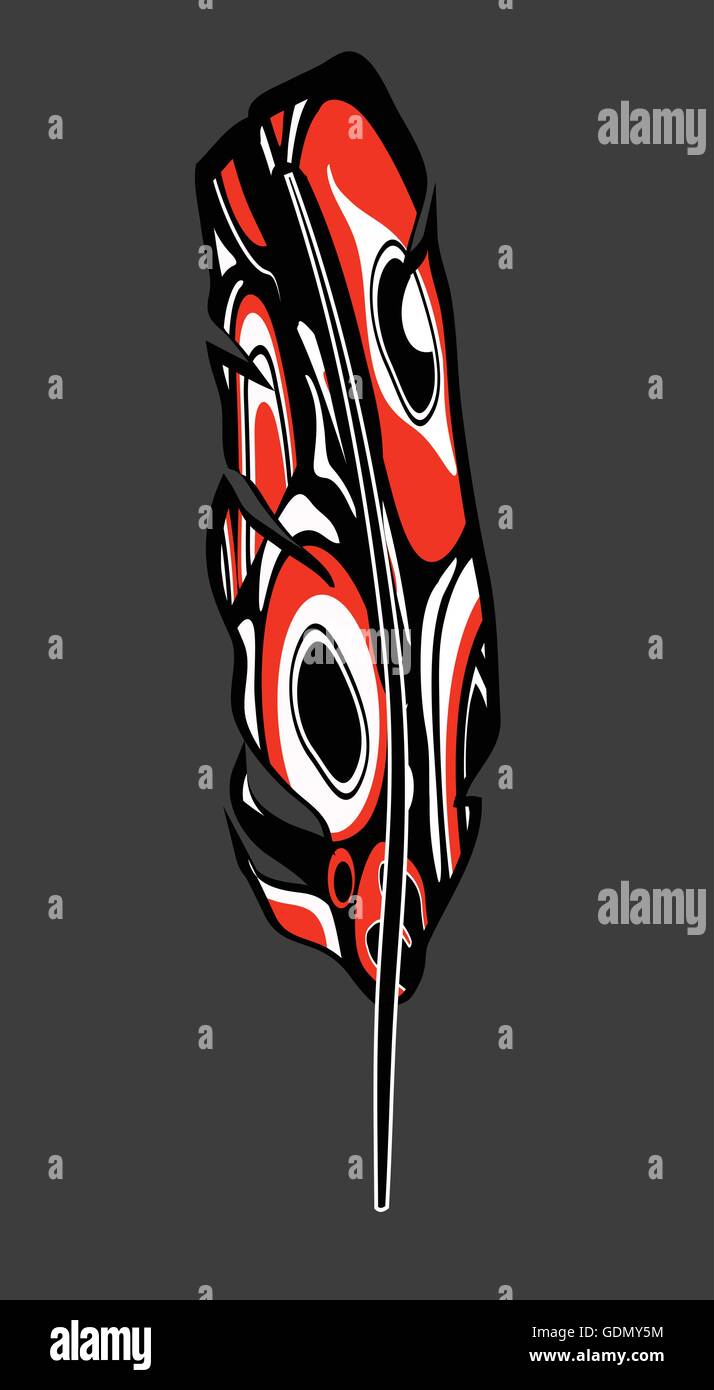 native american feather Stock Vector Image & Art - Alamy