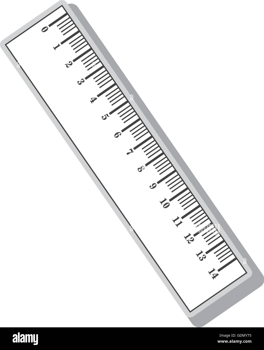 Ruler measurement tool Stock Vector Image & Art - Alamy