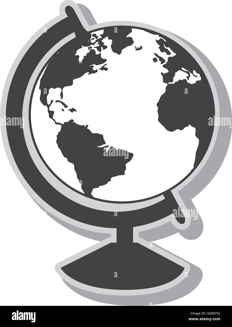 Earth world map sphere Stock Vector Image & Art - Alamy