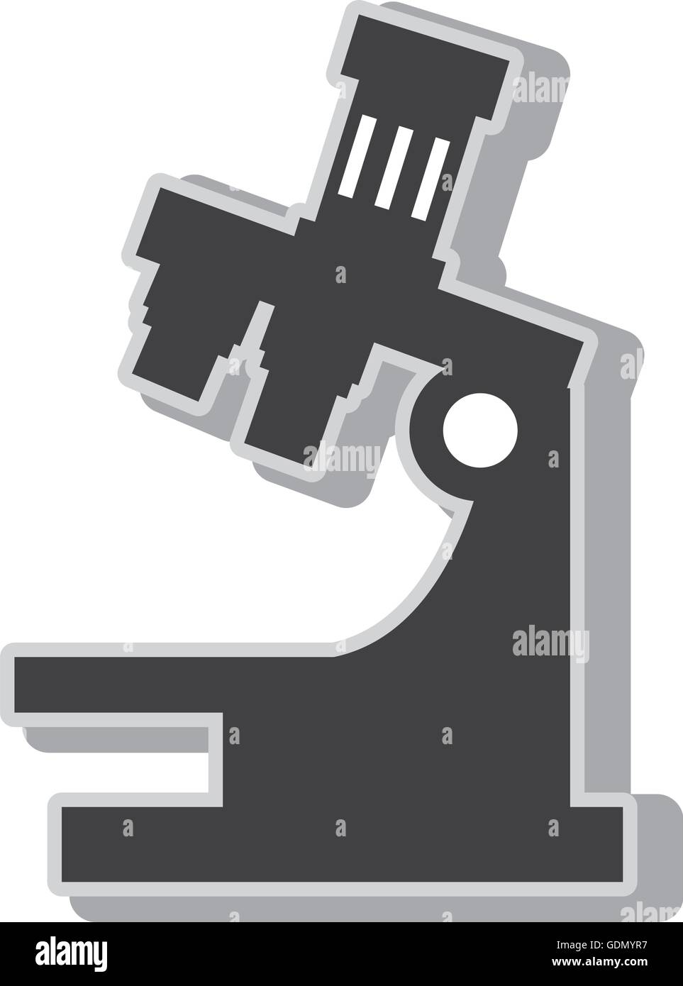 Microscope science equipment Stock Vector Image & Art - Alamy