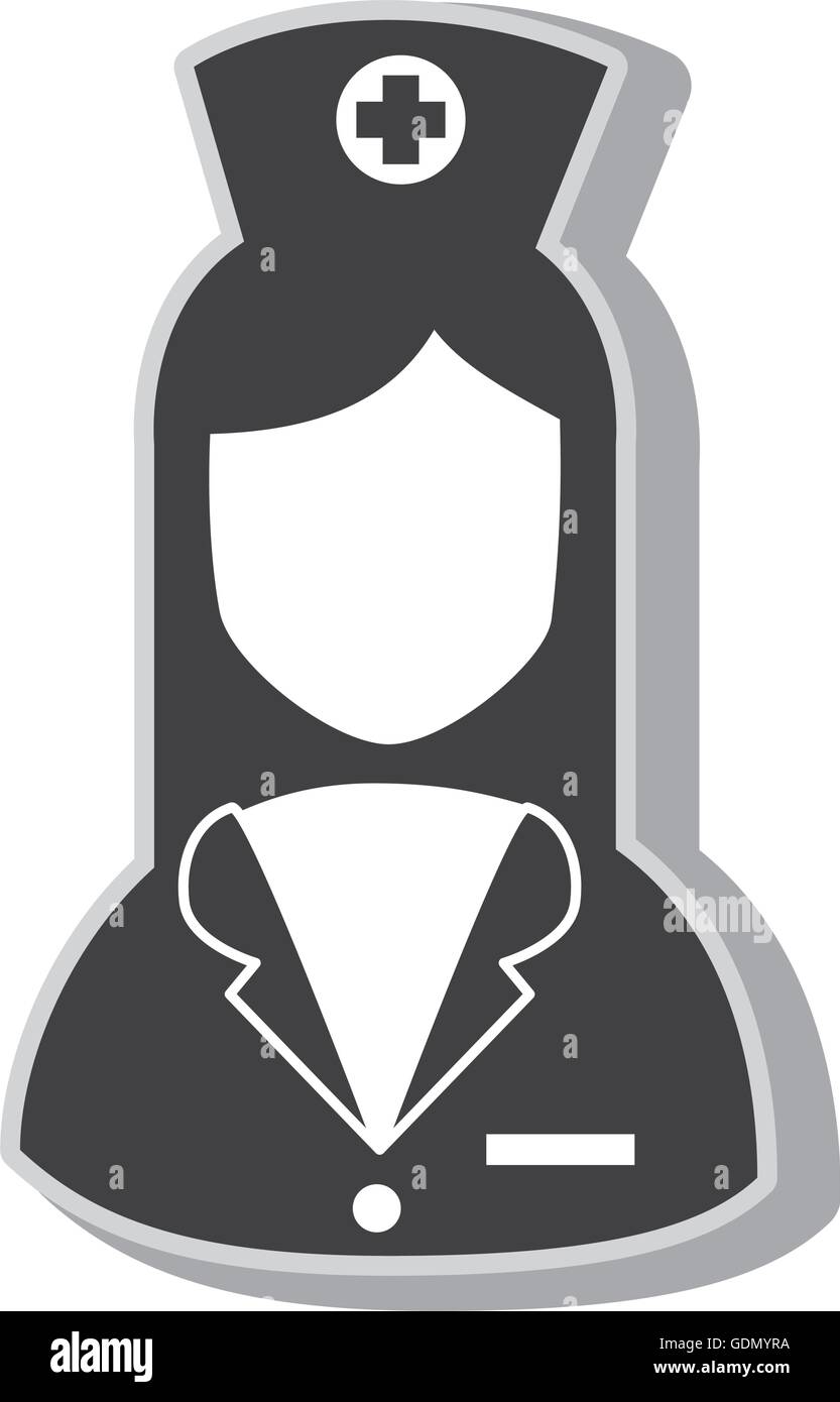 Nurse profile avatar Stock Vector Image & Art - Alamy
