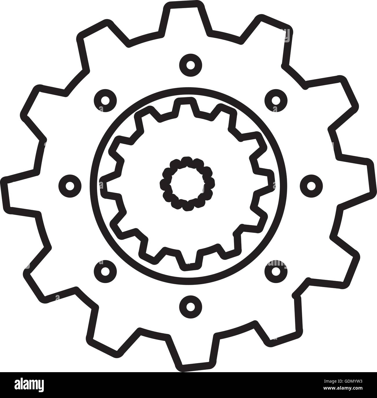Heavy mechanics Stock Vector Images - Alamy