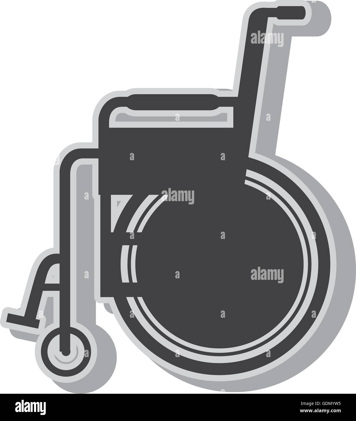 Handicap wheelchair disability Stock Vector Image & Art - Alamy