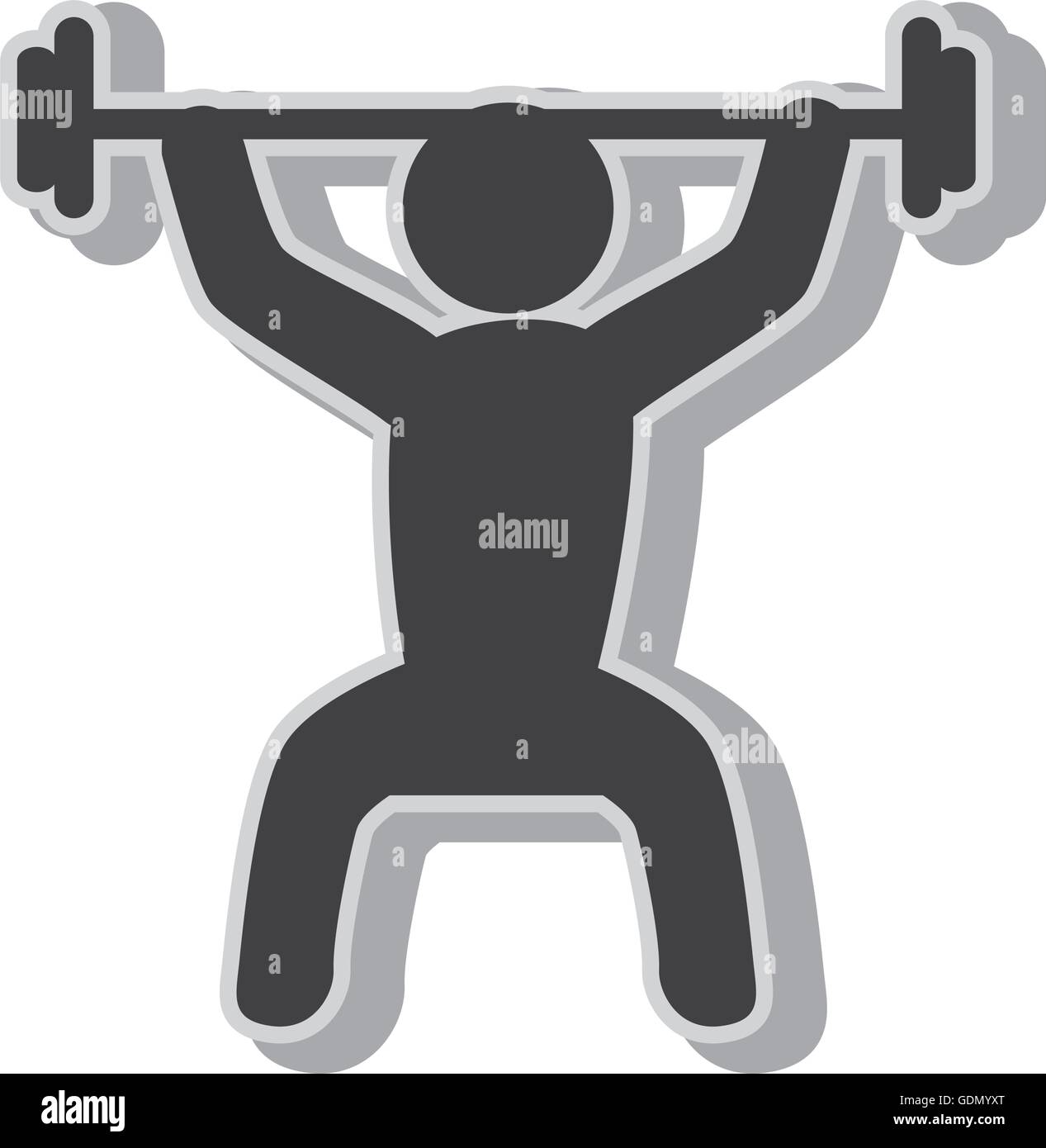 Male weights gym Stock Vector Image & Art - Alamy