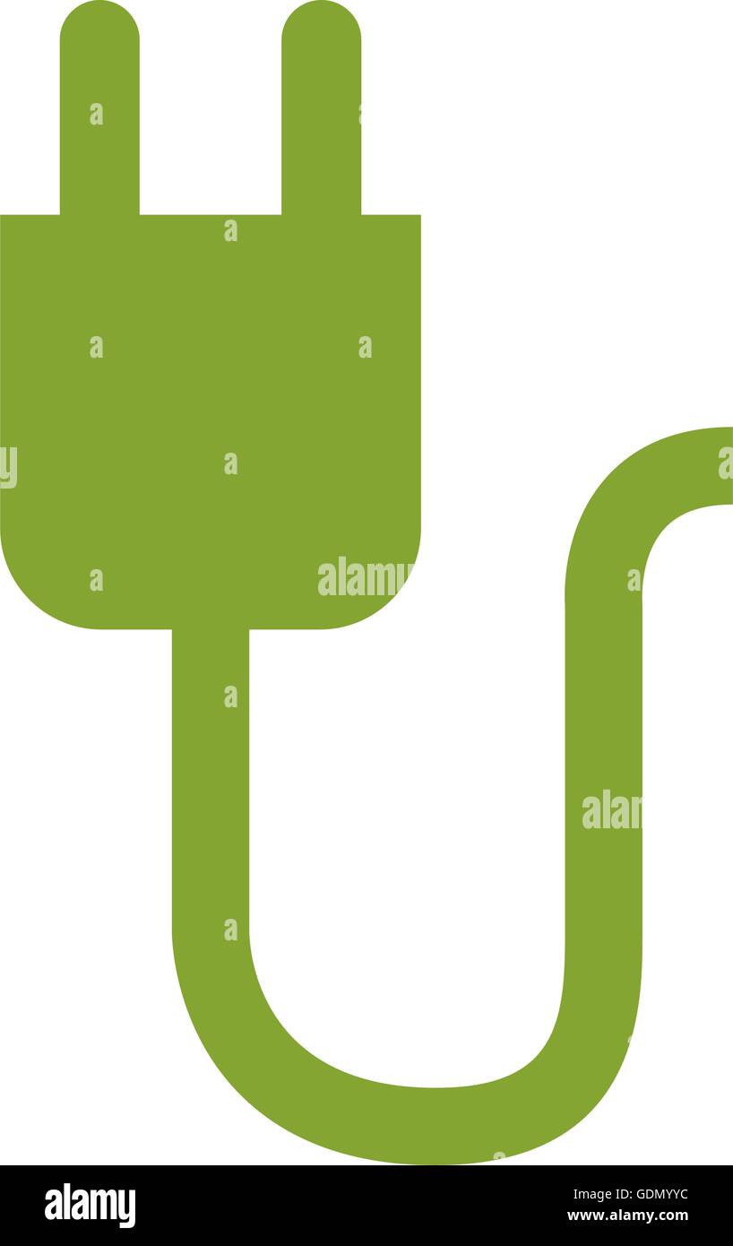 Green power connector design Stock Vector Image & Art - Alamy