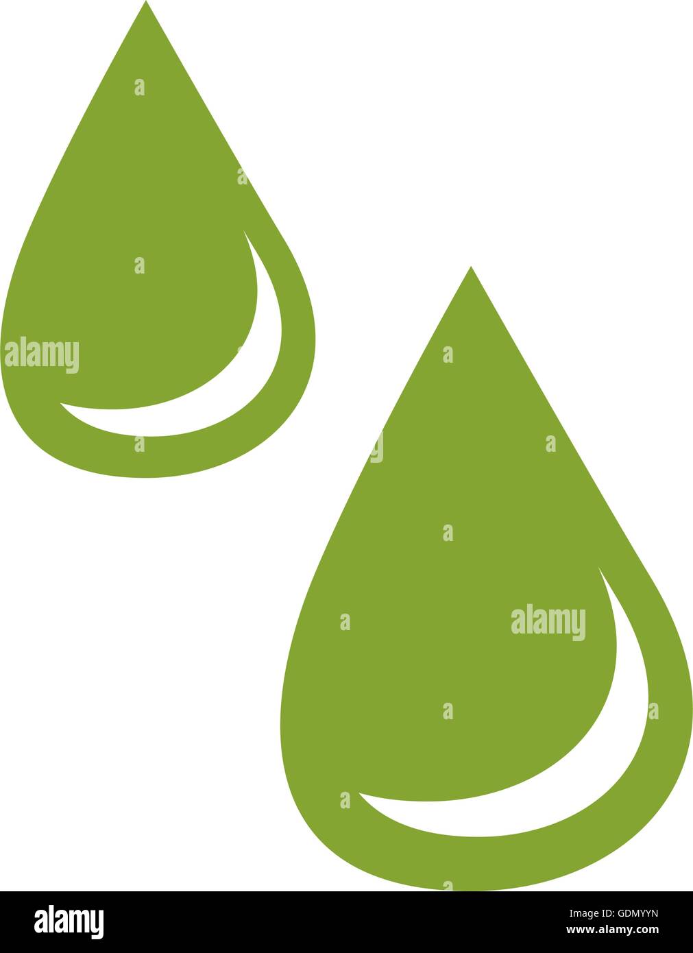 ecological water drops design Stock Vector Image & Art - Alamy