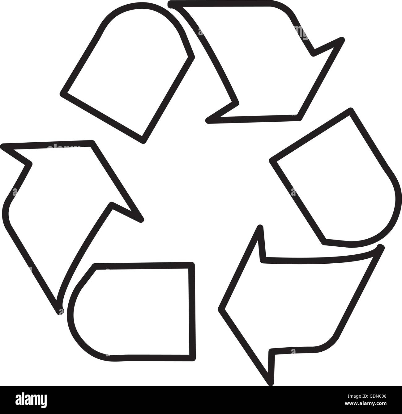 ecological symbol lineal vector design Stock Vector Image & Art - Alamy