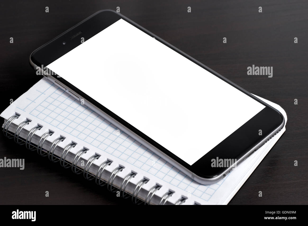 Top view notepad digital hi-res stock photography and images - Alamy