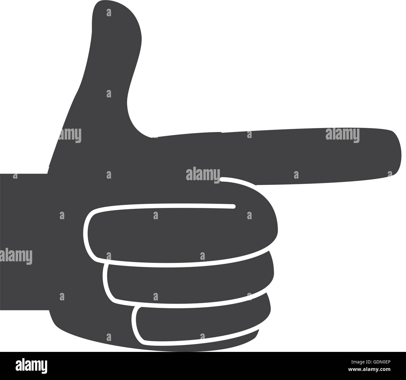 hand pointing finger Stock Vector Image & Art - Alamy