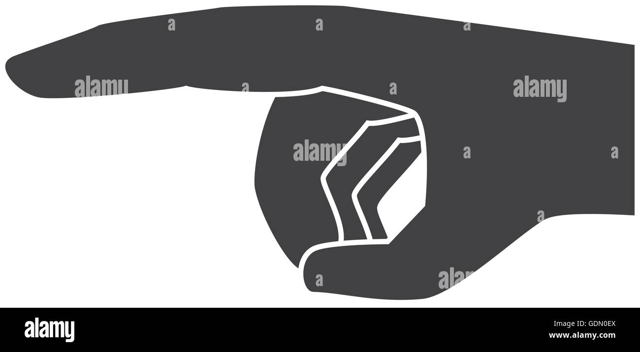 hand pointing finger Stock Vector Image & Art - Alamy