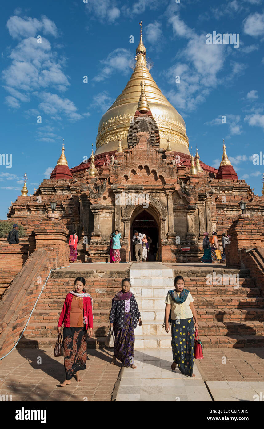 Dhammayazika, Dhamma Ya Zi Ka, Pagoda, Bagan, Myanmar Stock Photo - Alamy