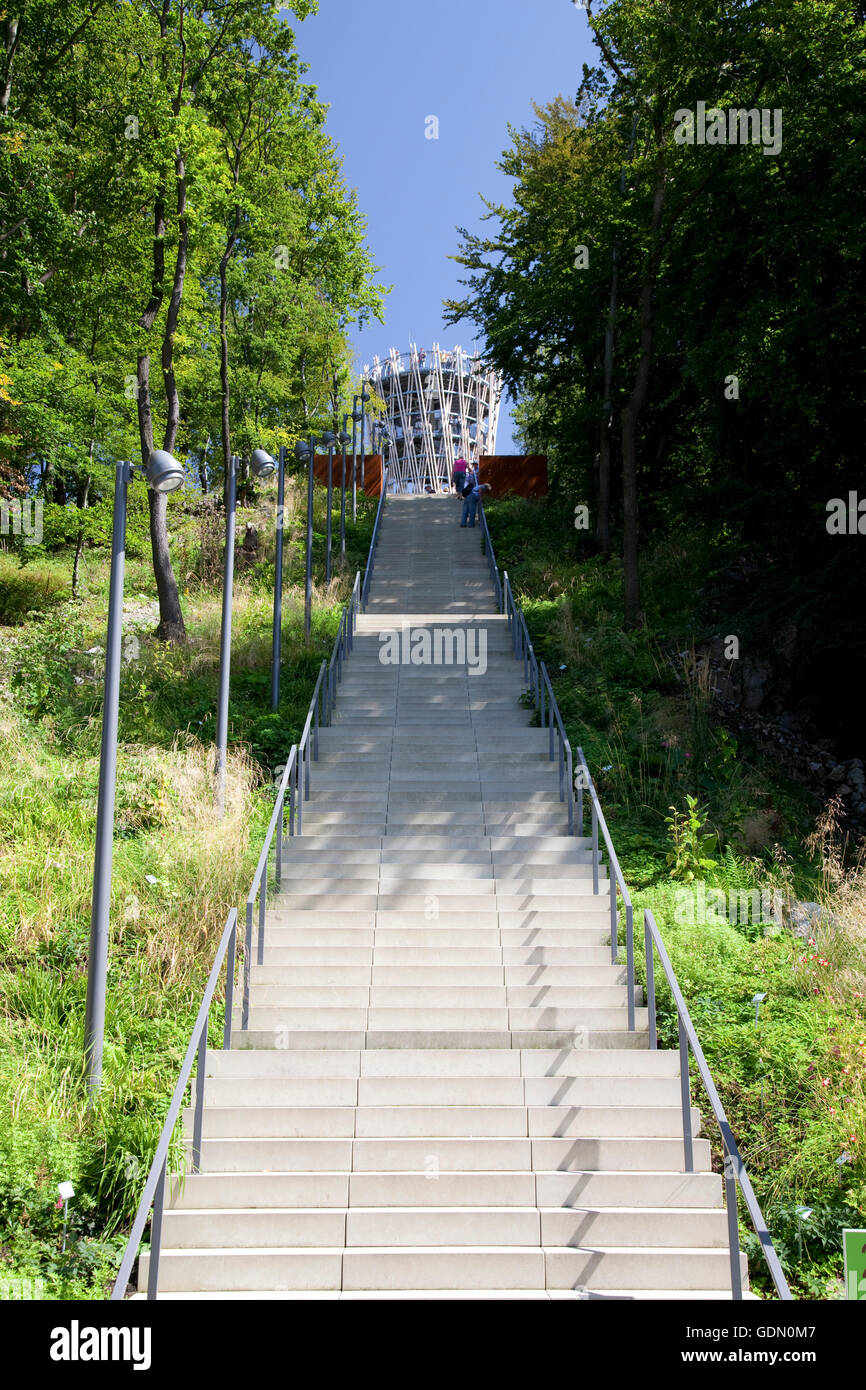 Juebergturm tower, Hemer, Sauerland, North Rhine-Westphalia Stock Photo ...