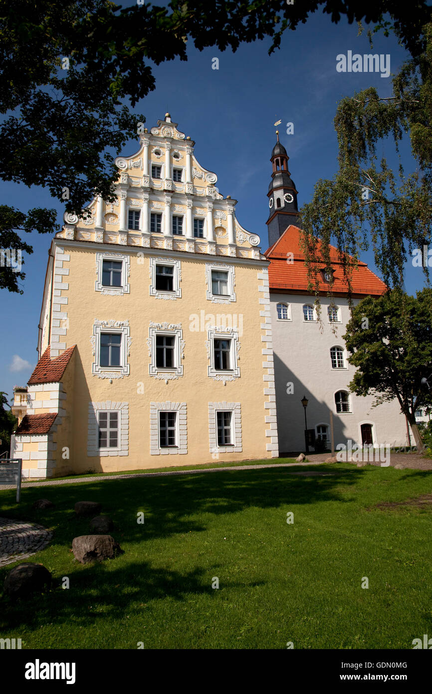 Schloss Luebben castle on Schlossinsel, castle island, Luebben ...