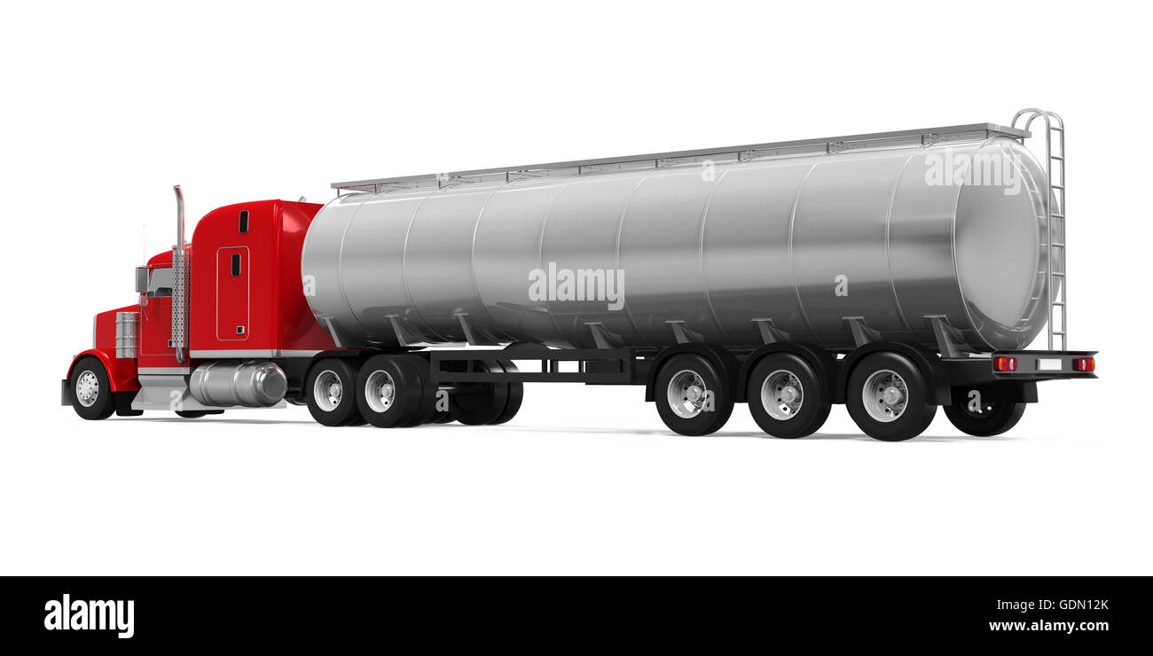 Fuel Tanker Truck Stock Photo - Alamy