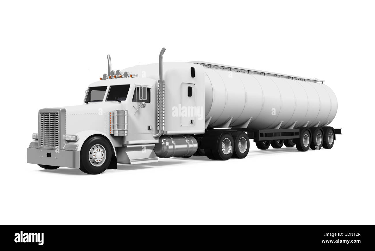Fuel Tanker Truck Stock Photo - Alamy