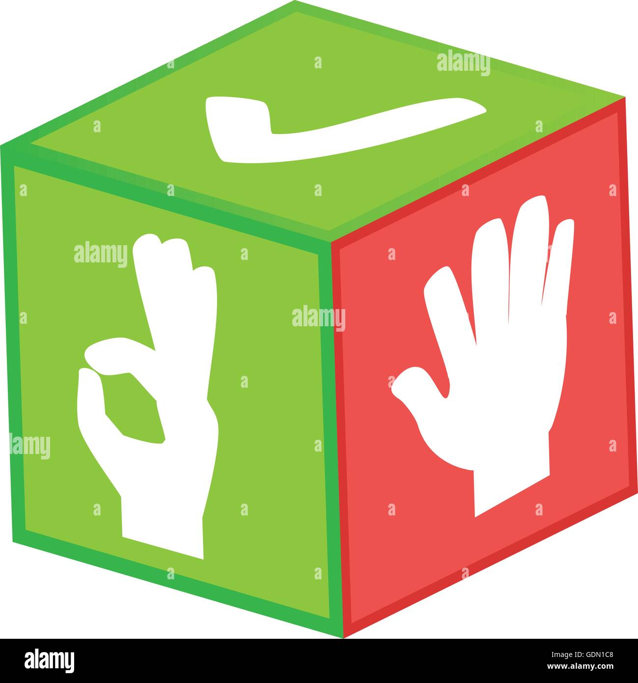 hand sign language icon vector illustration Stock Vector Image & Art ...