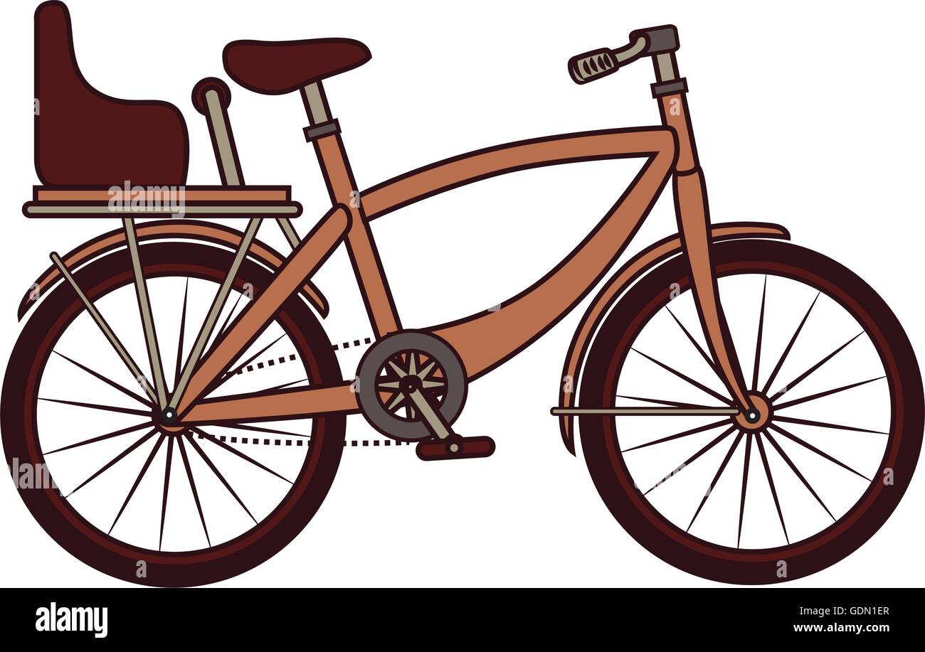 Vintage bike transport icon vector illustration Stock Vector Image ...