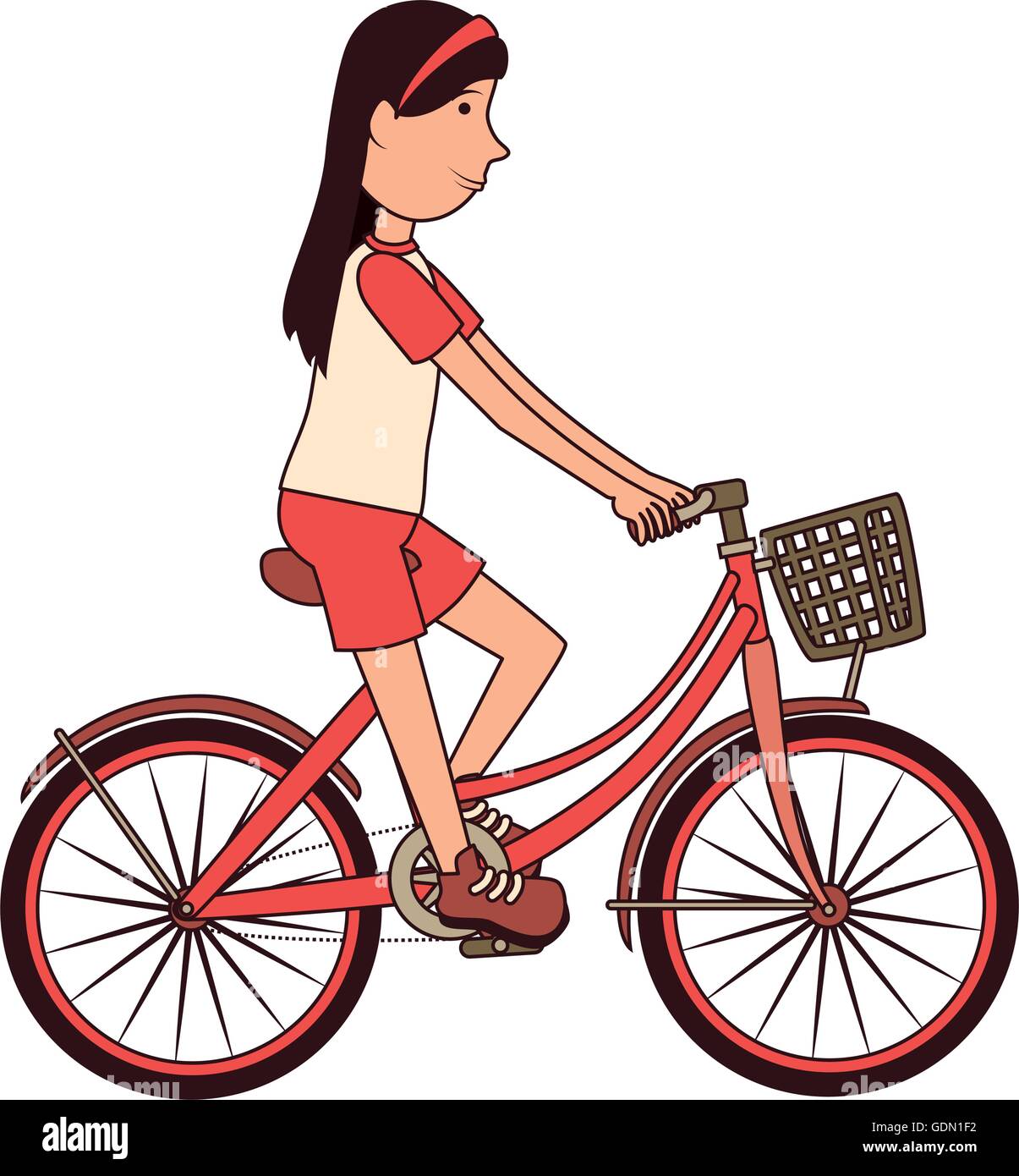 Bike transport vehicle icon vector illustration Stock Vector Image ...