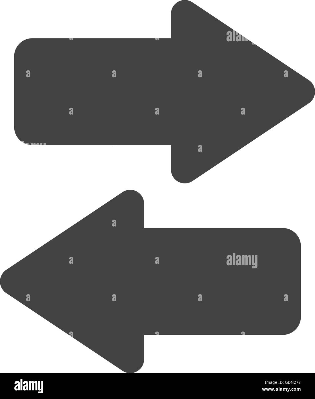 Arrow isolated flat icon, vector illustration Stock Vector Image & Art ...