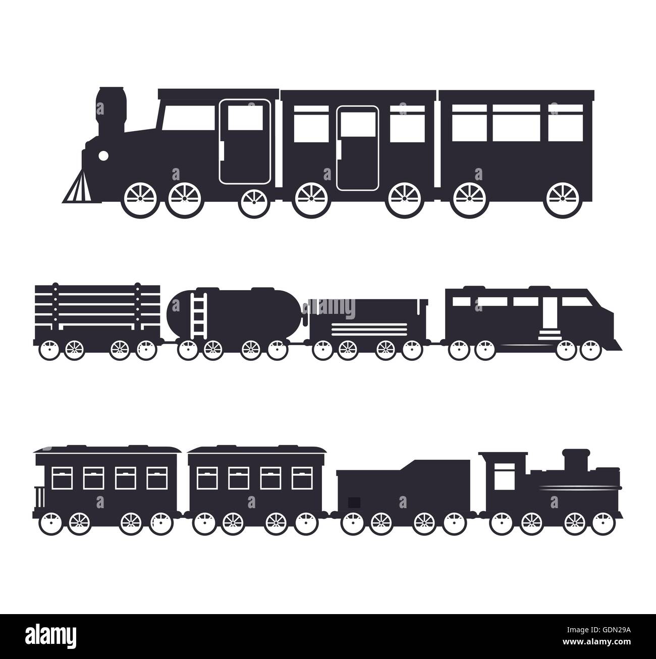 Locomotive models Stock Vector Images - Alamy