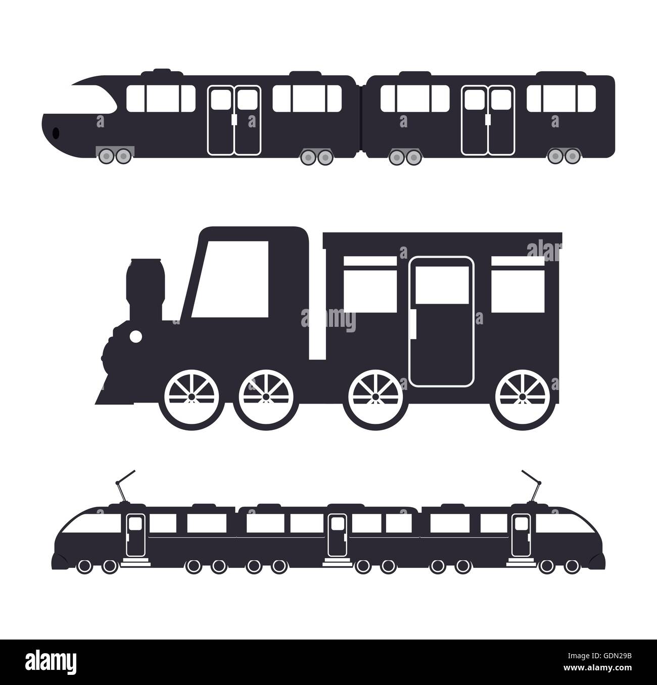 Locomotive models Stock Vector Images - Alamy