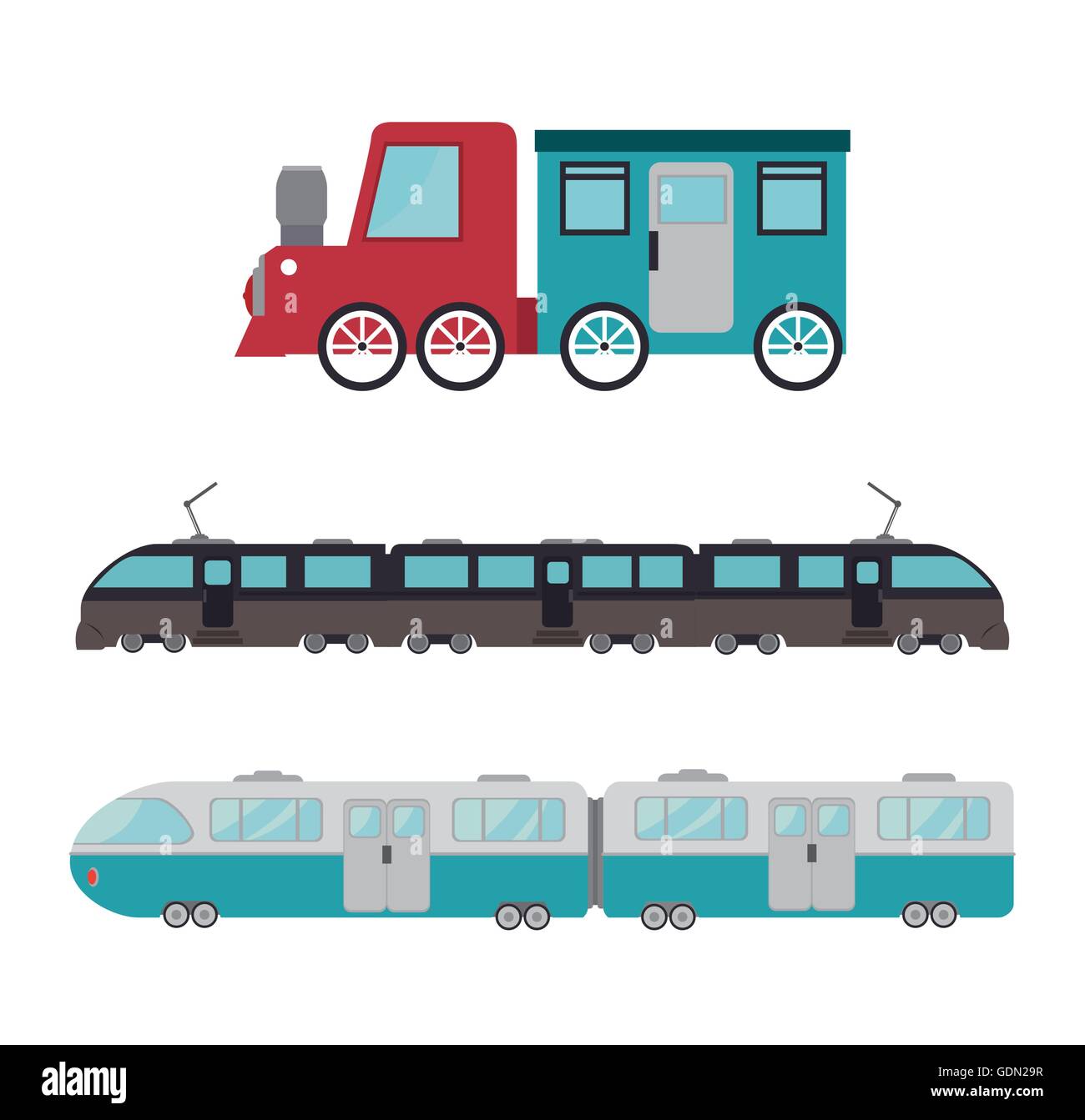 Train models Stock Vector Images - Alamy