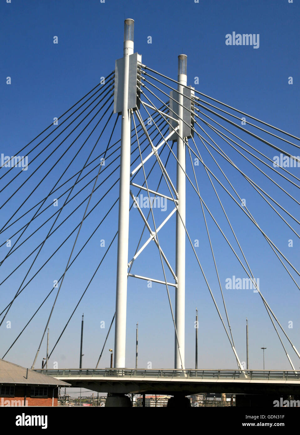 Nelson Mandela Bridge, Johannesburg, Gauteng, South Africa Stock Photo ...