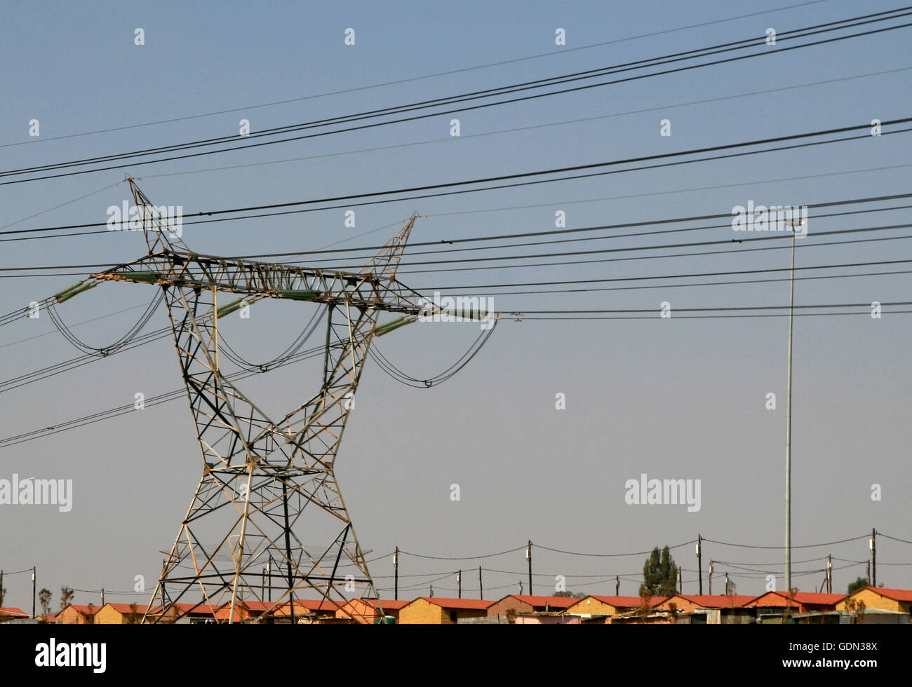 South africa power lines hi-res stock photography and images - Alamy