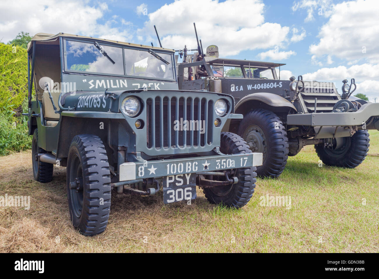 WWII era US Army Willys Jeep Stock Photo - Alamy