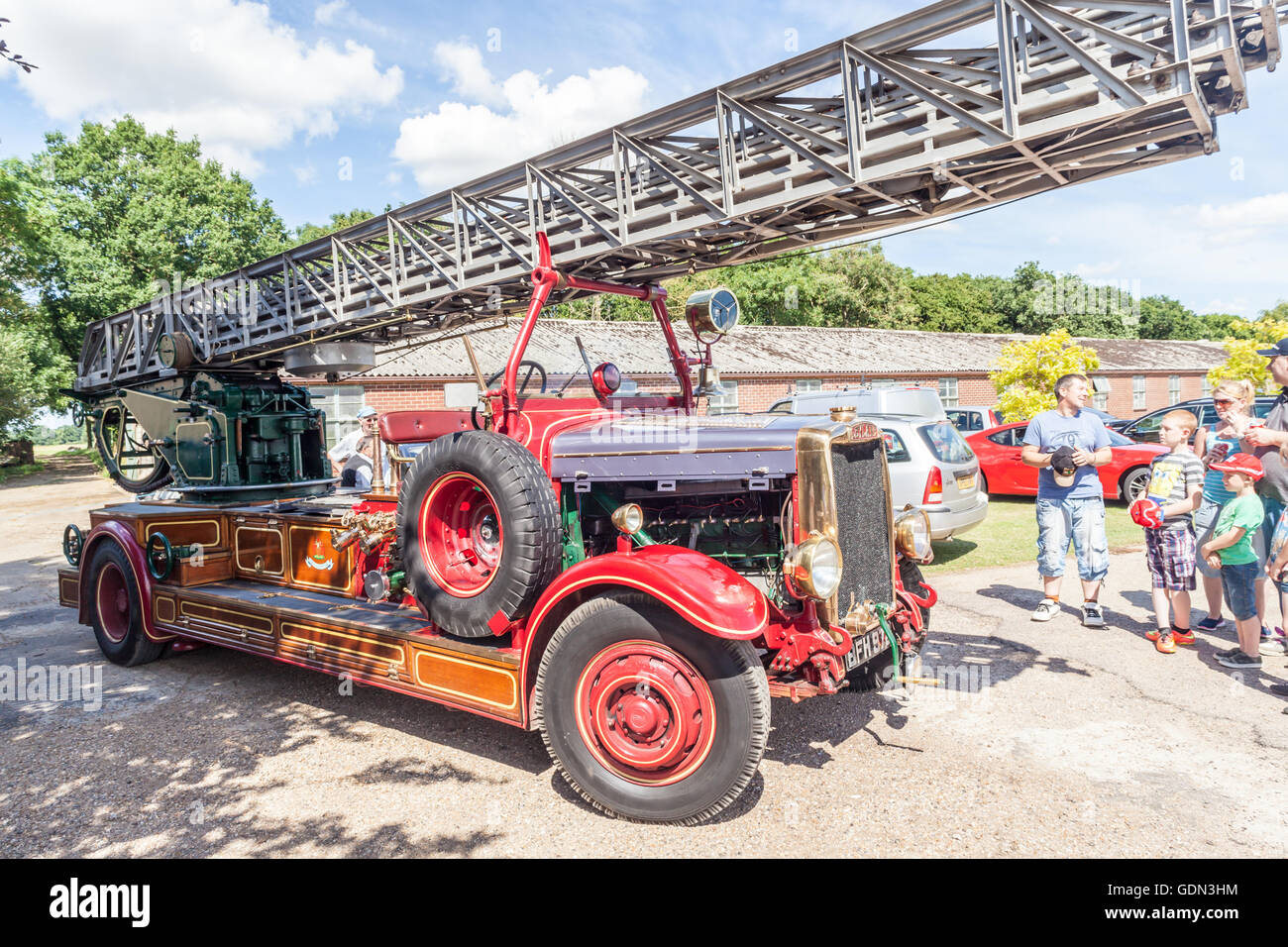 Vintage fire tender High Resolution Stock Photography and Images - Alamy