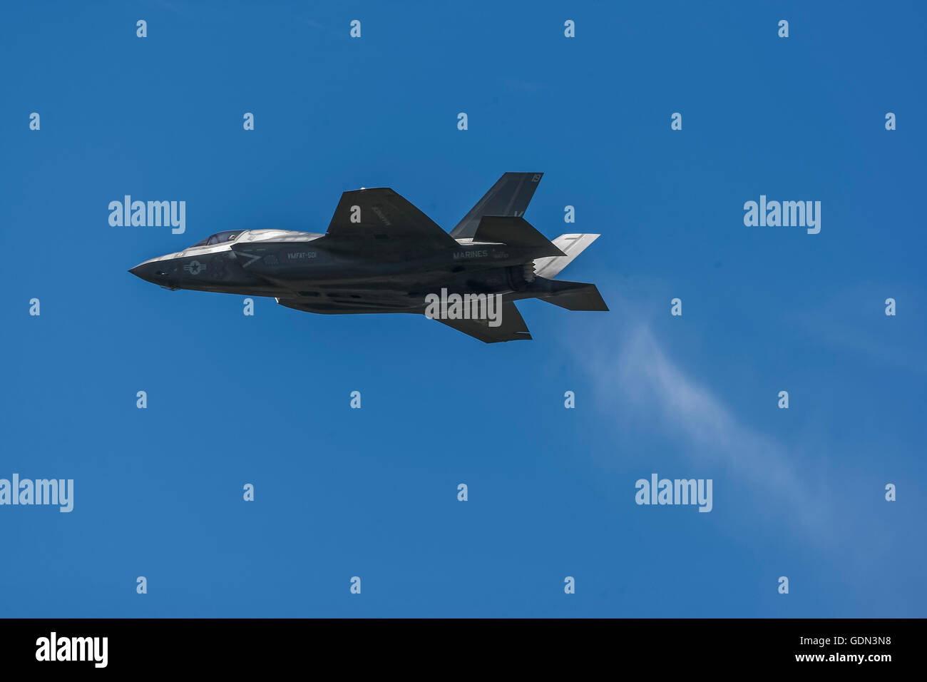 RAF F-32B fighter jet plane in the sky Stock Photo - Alamy