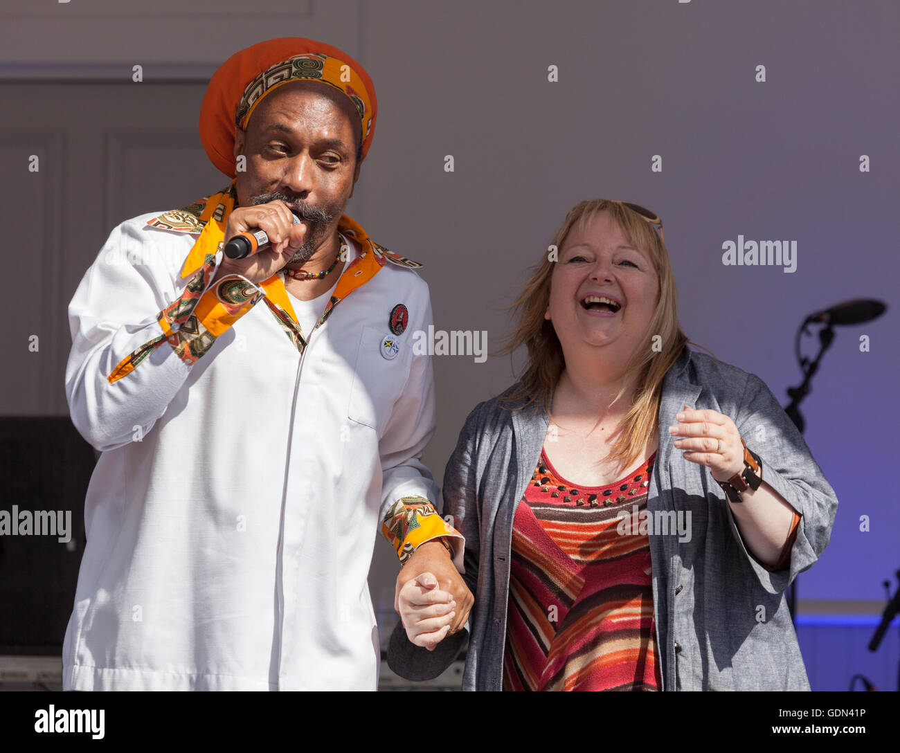 Yasus Afari, Jamaican Rastafarian Dub Poet and Anne McLaughlin, SNP MP ...